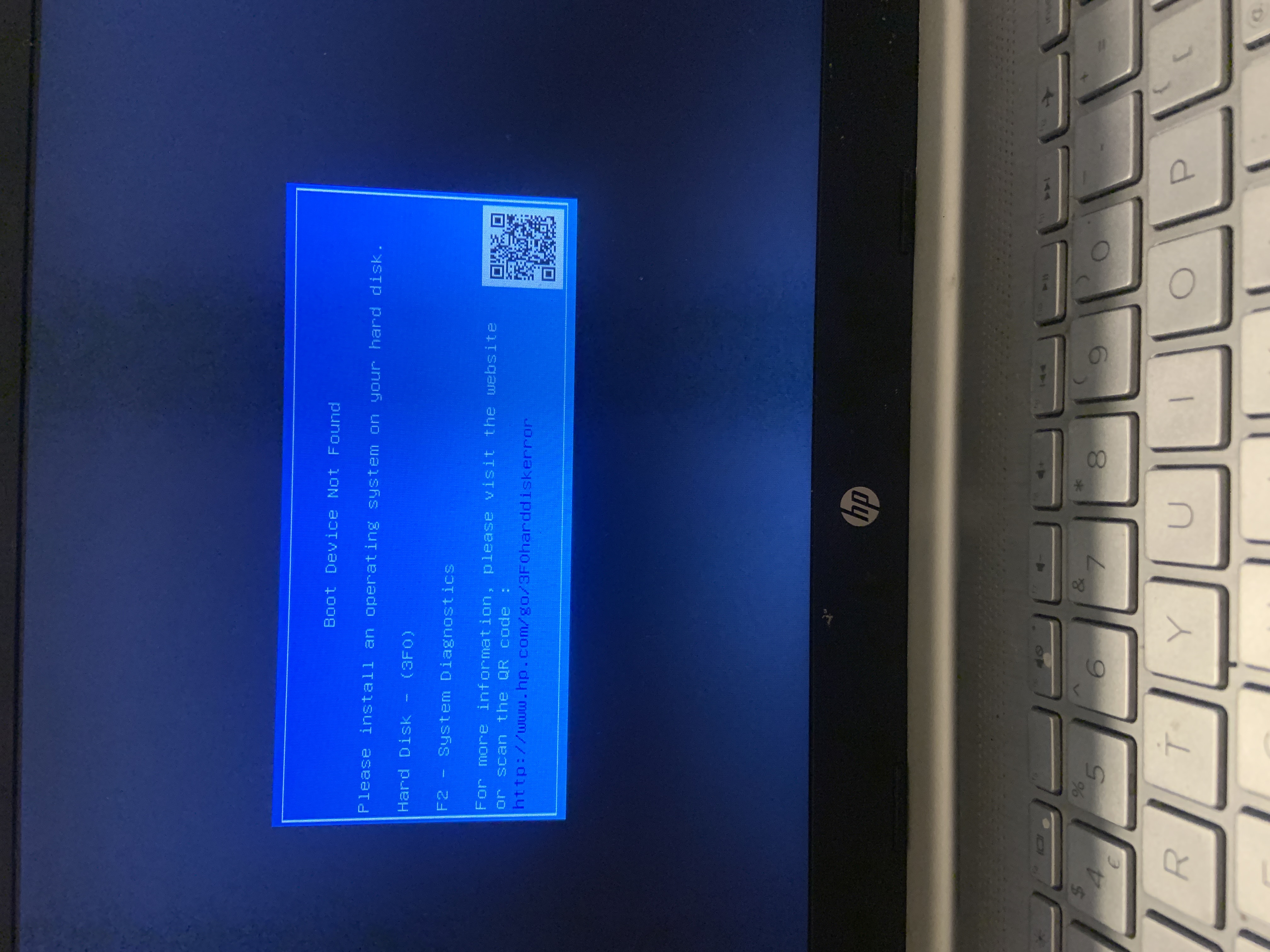 How do I fix the screen that says “Boot device not found” - HP Support ...