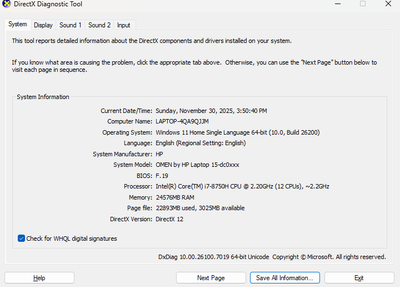 hp support assistant 9 not working and need to update the la... - HP ...