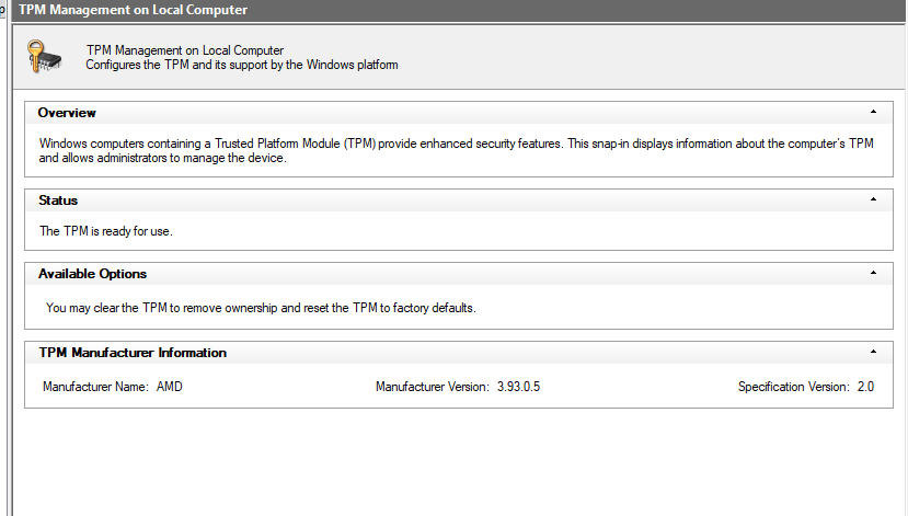 Request for BIOS / TPM Firmware Update (AMD TPM Version 3.* ... - HP ...