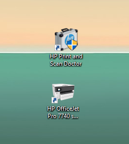 HP Officejet Pro 7740 series shortcut will not open to SCAN - HP ...