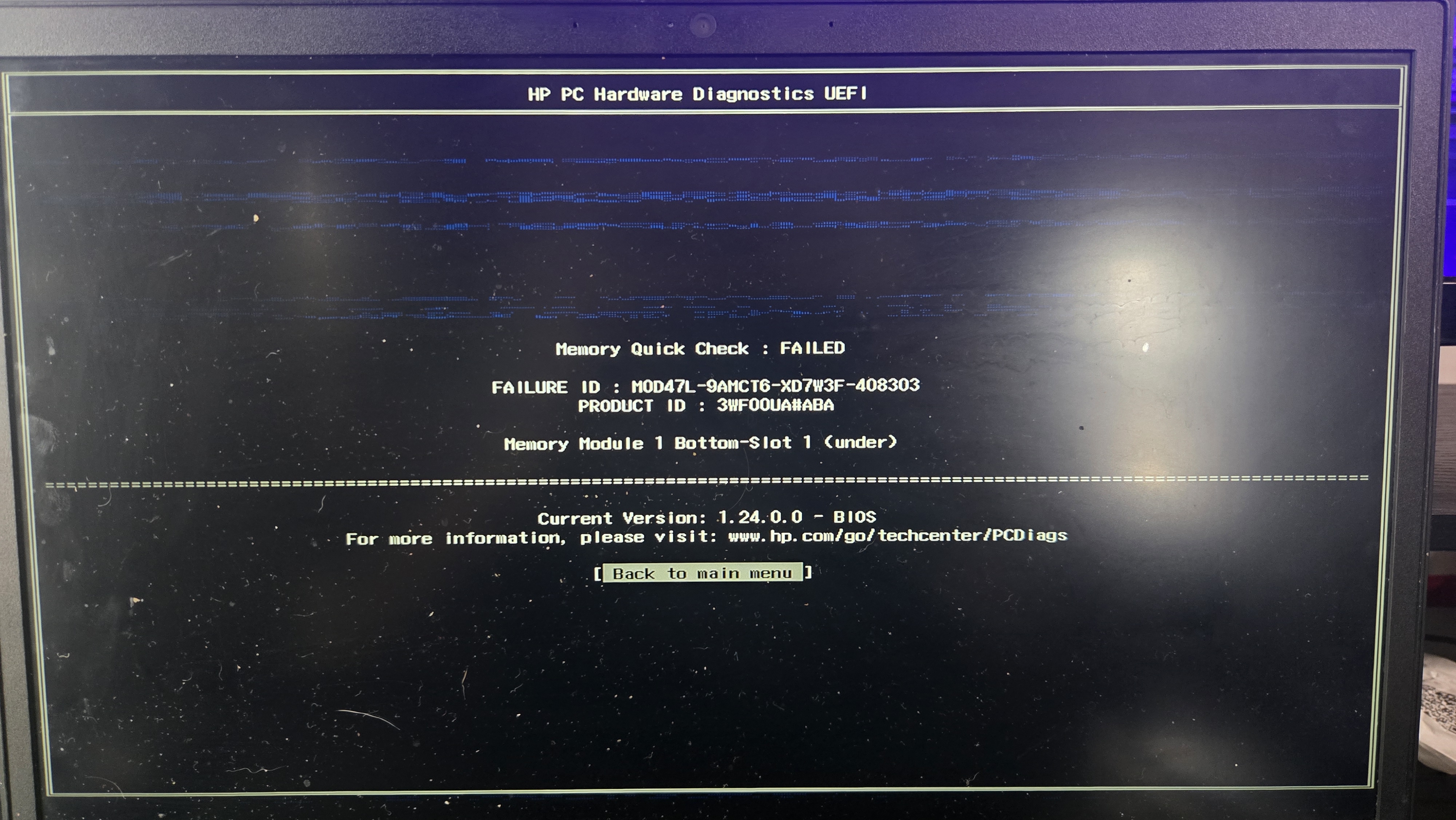Blue textured lines across screen, freezing and instability,... - HP ...