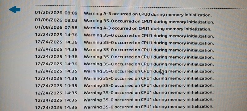 HP Z8 G5 randomly crash, memory initialzation warning proble... - HP ...