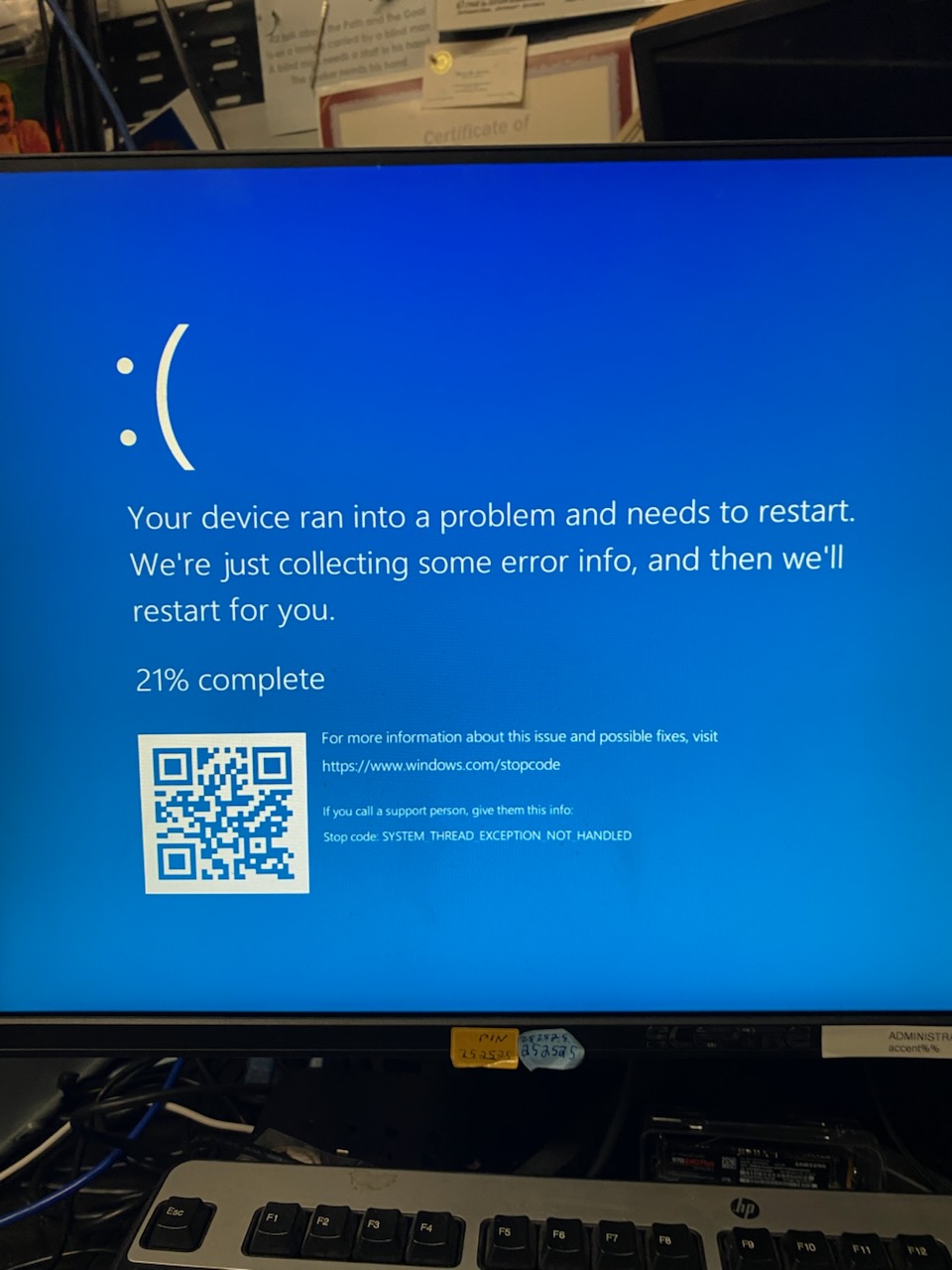 Windows 11 Install Issue - HP Support Community - 9586477