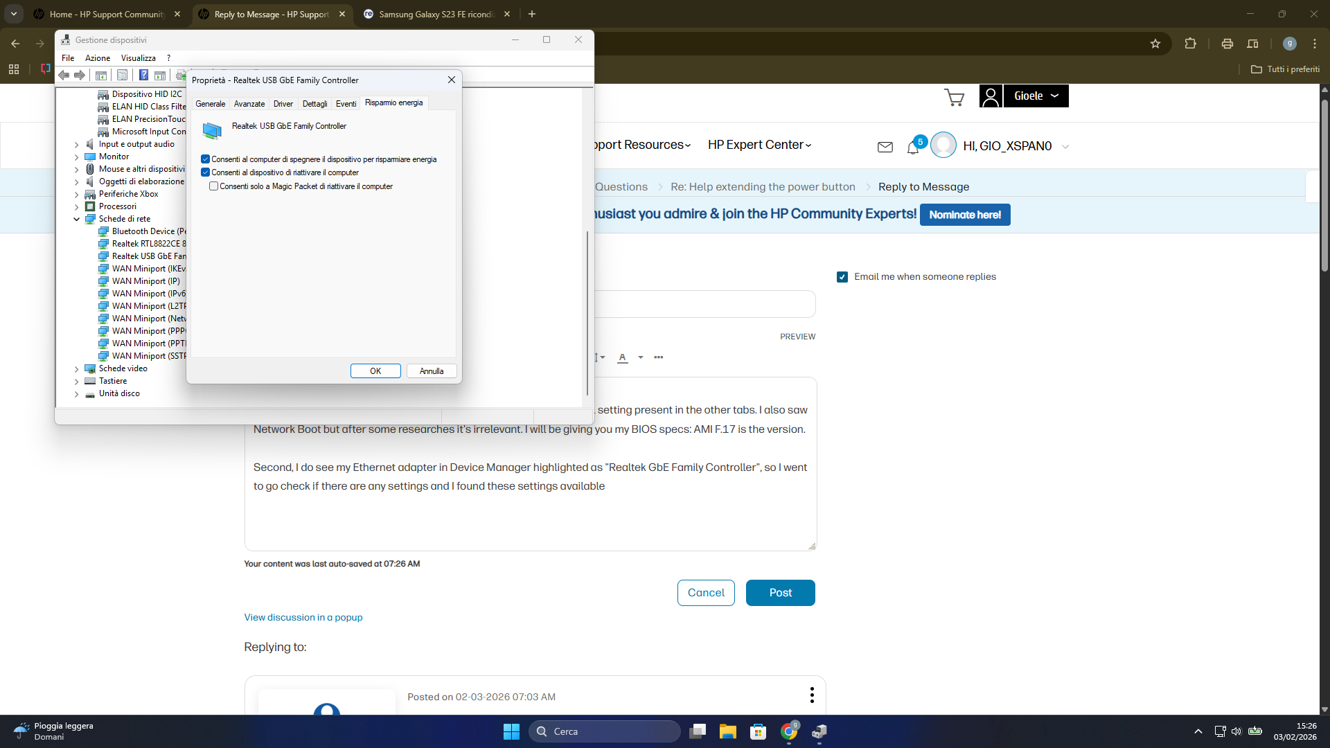 Solved: Help extending the power button - HP Support Community - 9591424
