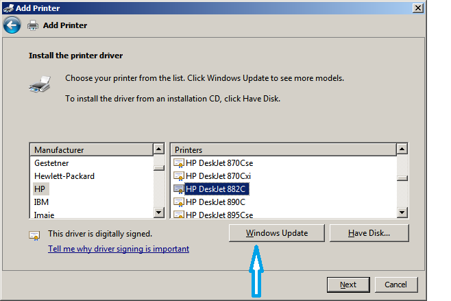 Solved: Deskjet 880C Windows 7 Driver work around? - HP Support ...