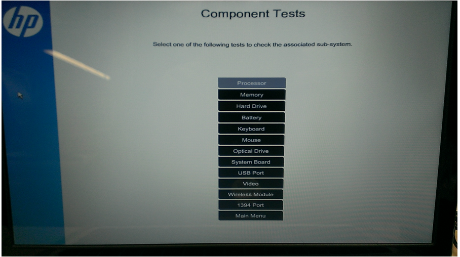 start up test failed failed memory test - HP Support Community - 2783127