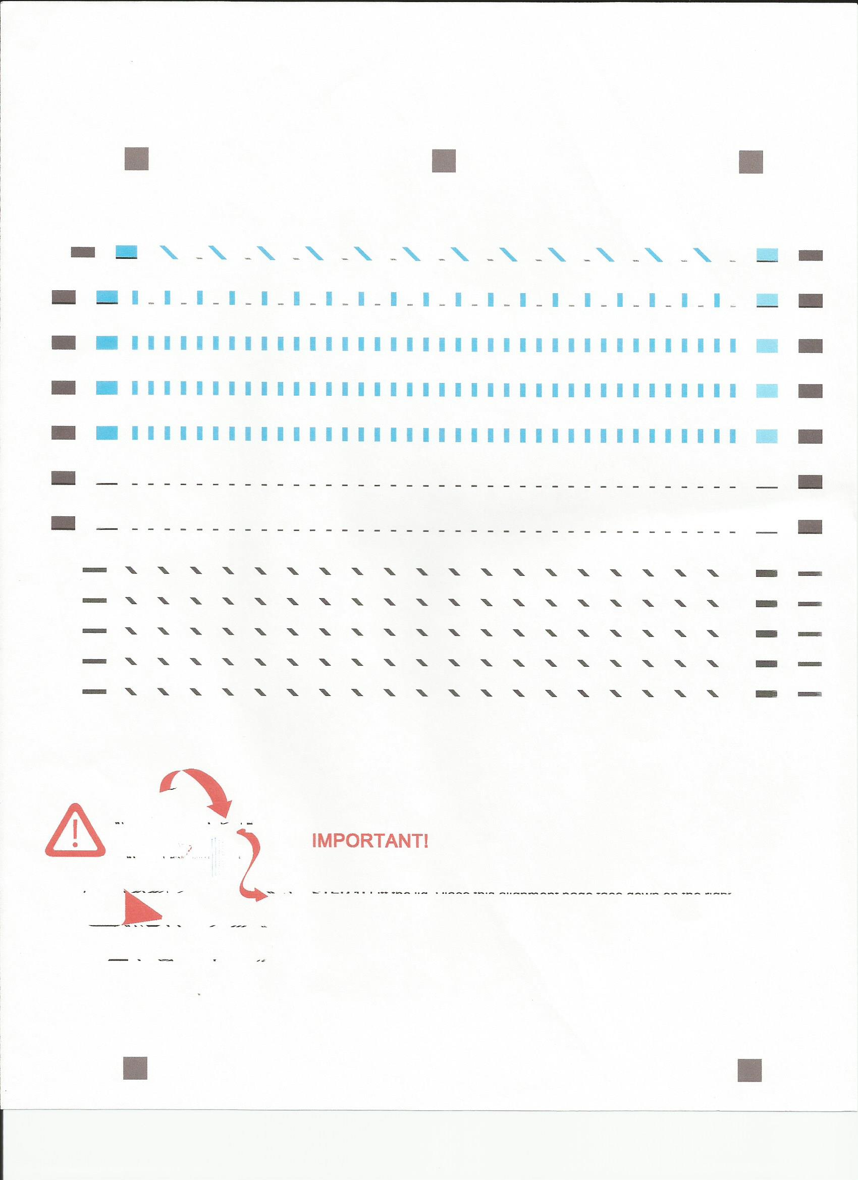 HP DeskJet 3510 Printer Alignment Page Doesn't print correct... - HP ...