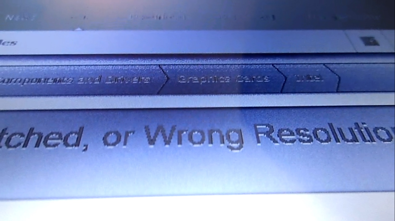 Laptop screen show fuzzy/static pixels at an angle on grey a... - HP ...