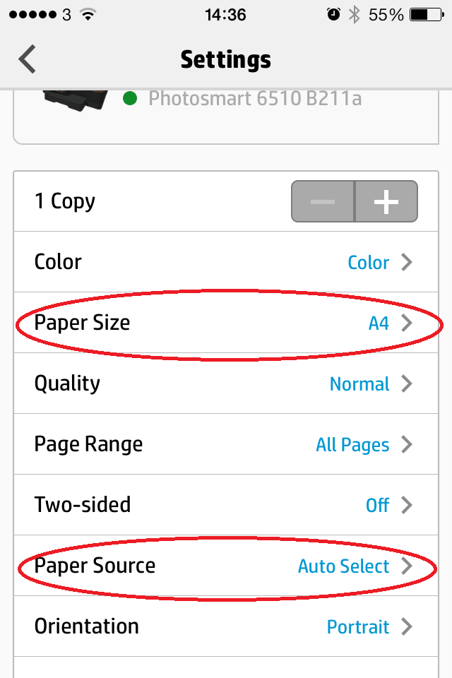 Solved: How can I print a screen shot as a document and not as a ph ...